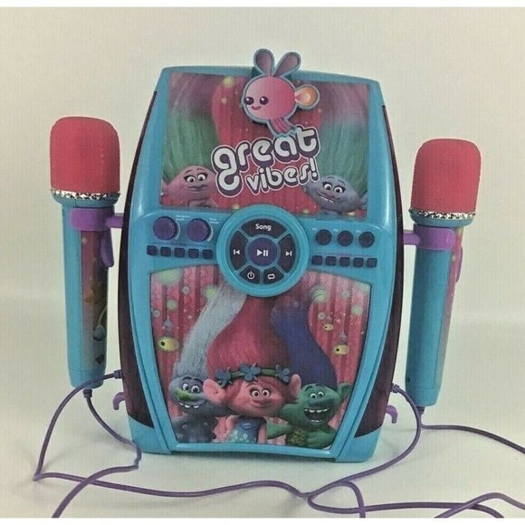 Toys | Trolls Poppy Sing Along Digital Recording Studio Dual ...